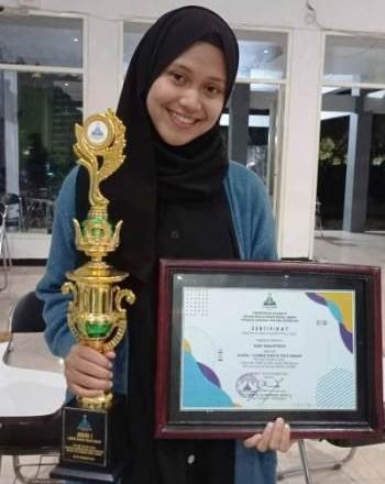 Keren Nih, Ide T-SIS BOOK, Karya Ilmiah Alumni Nuris ini Juara 1 LKTI Ajang FTIK Got Talent 2021 ...