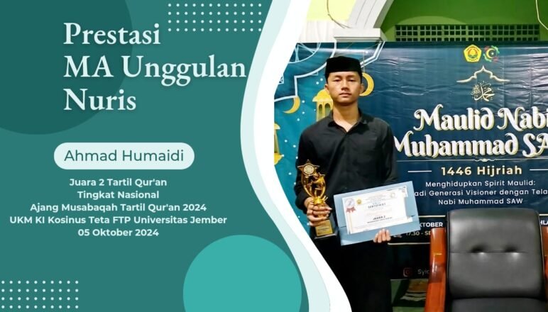 Selamat, Siswa MA Unggulan Nuris Juara 2 Tartil Qur’an dalam MTQ 2024 ...